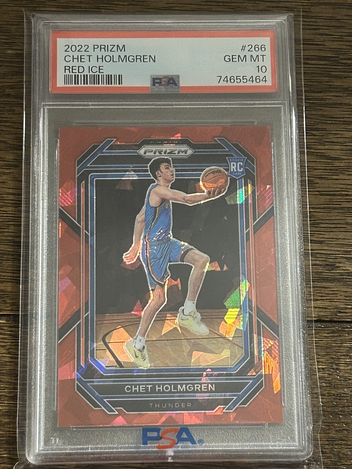 Chet Holmgren 2022 Prizm #266 Red Ice Price Guide - Sports Card Investor