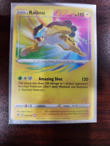 Pokémon TCG Raikou Vivid Voltage 050/185 Holo Amazing Rare | eBay