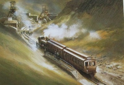 Steam Train Painting in Collectable Railway Prints & Paintings for sale ...