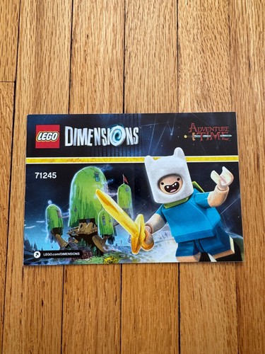 Lego Dimensions Adventure Time Level Pack (71245) Instruction Booklet ...