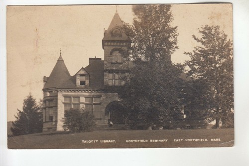 Real Photo Postcard Talcott Library East Northfield MA | eBay