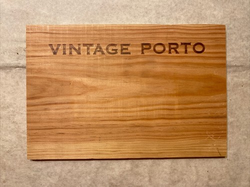 1 Rare Wine Wood Panel Vintage Porto Port Portugal CRATE BOX SIDE 2/24 ...
