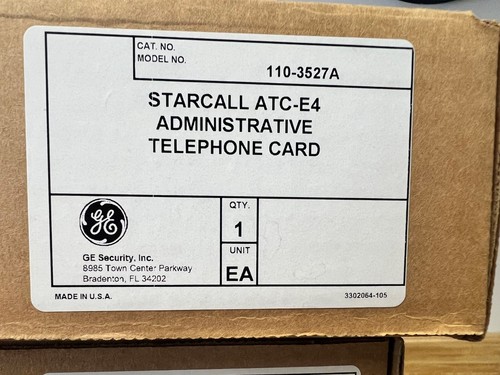 Dukane 110-3527A Starcall ATC-E4 Administrative Telephone Card | eBay