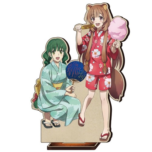 NEW The Rising Of The Shield Hero 2 Raphtalia Rishia Wooden Stand ...