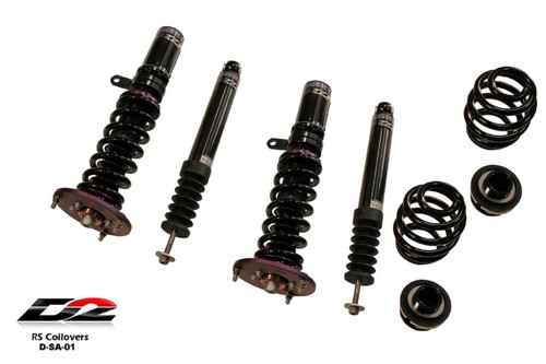 D2 Racing RS Coilovers 36-step Adjustable Shocks 03-11 SAAB 9-3 FWD D ...