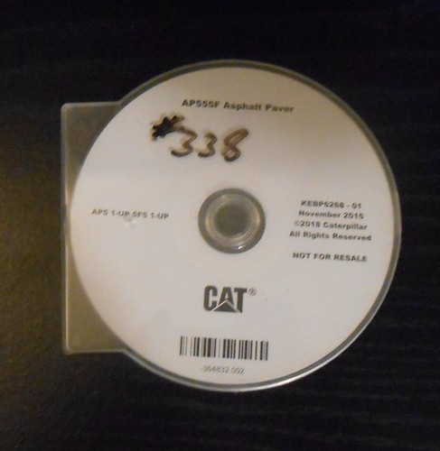Pre-Owned CAT CATERPILLAR AP555F Asphalt Paver DVD | eBay