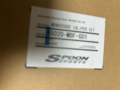 SPOON SPORTS Monoblock Caliper Set B16B EK9 FN2 CL7 DC2 Type R Integra ...