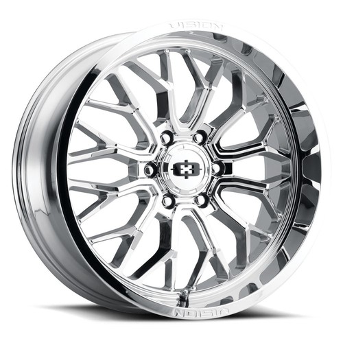 1 New 18x9 Vision 402 Riot Chrome 8x170 ET12 Wheel Rim | eBay