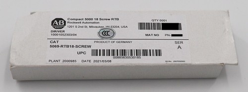 Allen-Bradley 5069-RTB18-SCREW /A Compact 5000 18 Screw RTB Factory ...