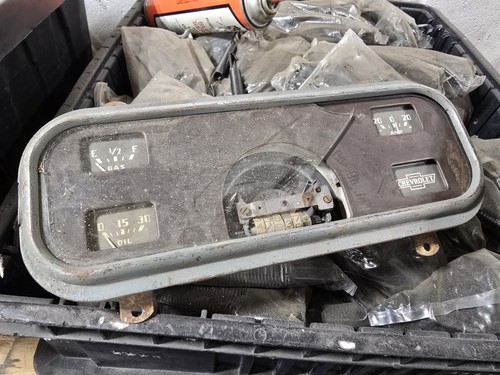 1937 Chevy Speedometer Instrument Cluster Gauges Chevrolet Bomb 37 ...