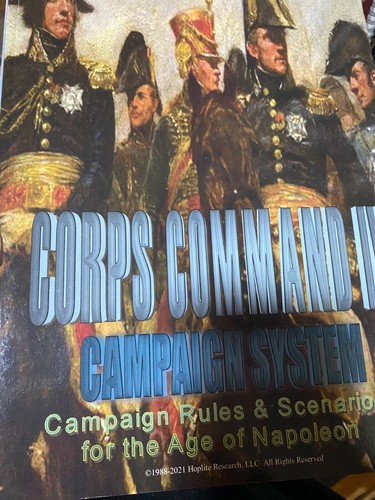 CORPS COMMAND IV-CAMPAIGN SYSTEM-RULES & SCENARIOS FOR NAPOLEON ...
