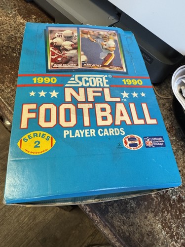 1990 Score NFL Player Card Series 2, Complete Box - 36 Unopened Packs ...