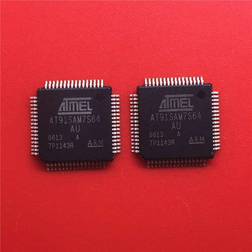 10 pcs AT91SAM7S64-AU AT91 ARM Thumb -based QFP | eBay