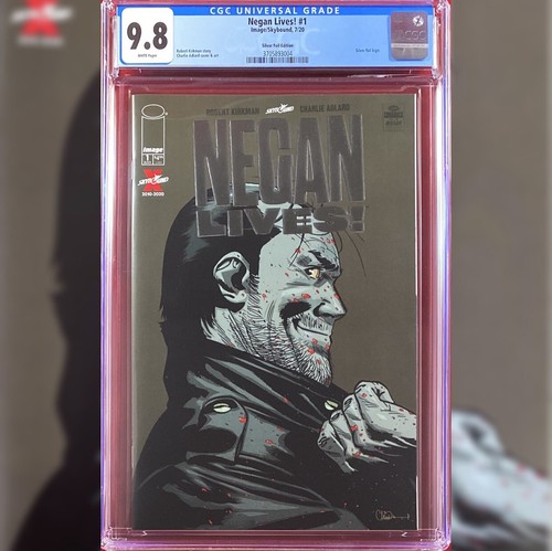 NEGAN LIVES #1 SILVER FOIL VARIANT EDITION CGC 9.8 IMAGE COMICS ROBERT ...