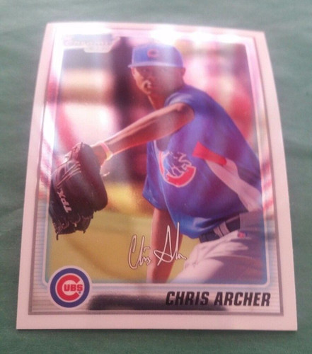 CHRIS ARCHER 2010 1st BOWMAN CHROME CARD BCP-180 CUBS/PIRATES (PROSPECT ...