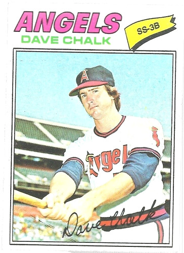 1977 Topps Dave Chalk 315 Anaheim Angels Baseball Card | eBay