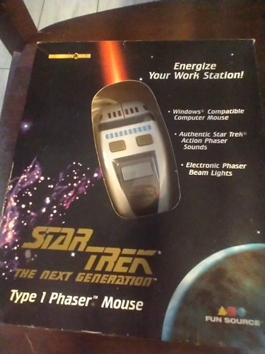 Star Trek The Next Generation Type 1 Phaser Mouse | eBay