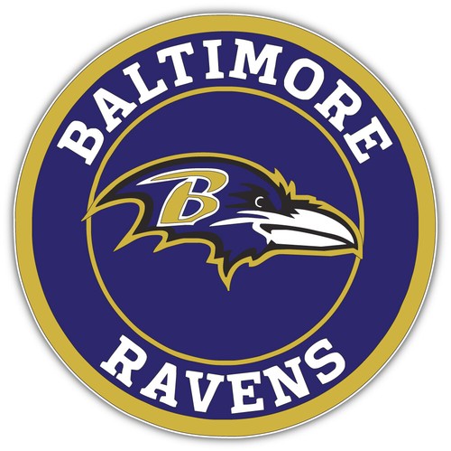 Baltimore Ravens Bird Head NFL Sport Car Bumper Sticker Decal "SIZES ...