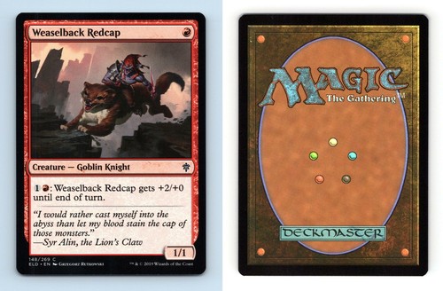 Weaselback Redcap #148/269 MTG Throne Of Eldraine 2019 Common TCG Card | eBay