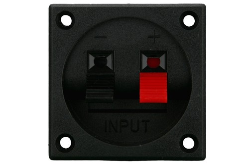 2" Round Subwoofer Box Square Terminal Cup Speaker Box Spring Clips | eBay