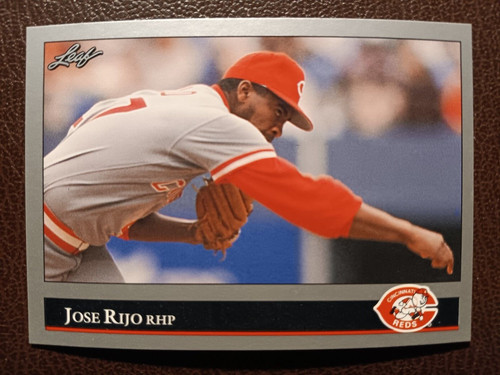 JOSE RIJO CINCINNATI REDS 1992 LEAF BASEBALL CARD #139 | eBay