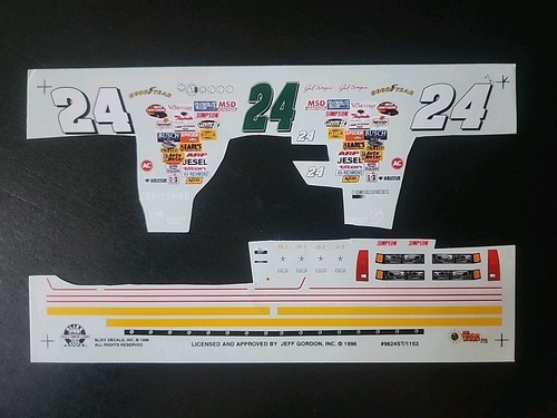 1996 Jack Sprague #24 DuPont Chevy Truck 1:24 Decal - Waterslide Decals ...