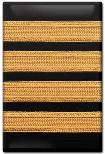 Captain - 4 Stripes - Pilot Epaulet Fridge Magnet | eBay