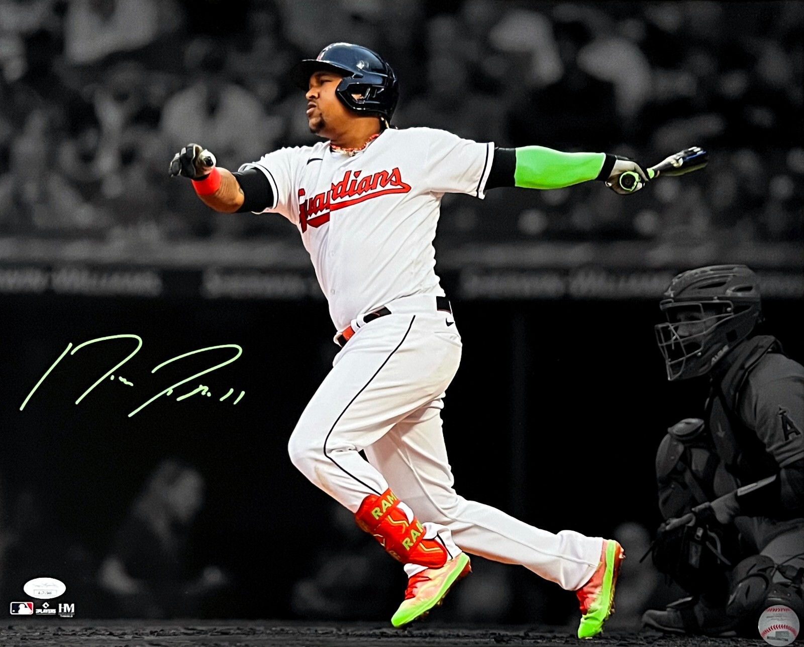 Jose Ramirez Autographed Memorabilia | Signed Photo, Jersey ...