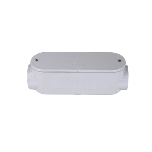 Kraloy 078120 C15 1-1/2'' Type C Conduit Body PVC Gray | eBay
