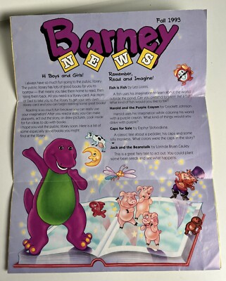 Barney 1996 In Magazine Back Issues for sale | eBay