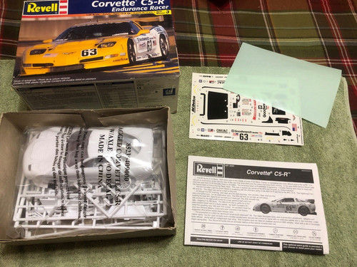 Revell Corvette C5-R model kit racing #63 new open box 1/25 scale | eBay