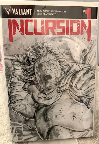 Incursion #1 (Valiant, 2019) B&W Variant Cover | eBay