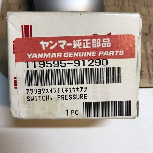 # 119595-91290 Genuine OEM Yanmar 6ly2 Pressure Switch for sale online ...