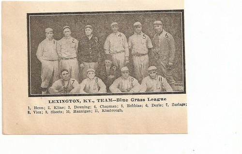 Lexington Colts 1909 Team Picture Baseball | eBay