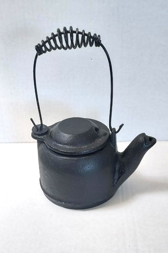 Vintage Griswold Cast Iron Tea Kettle Miniature HTF Salesman Sample | eBay
