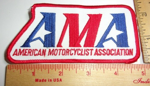 AMA patch vintage collectible old motorcycle memorabilia biker vest ...