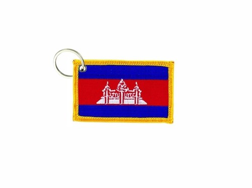 Keychain Brooch Patch Badge Flag Cambodia Cambodian | eBay