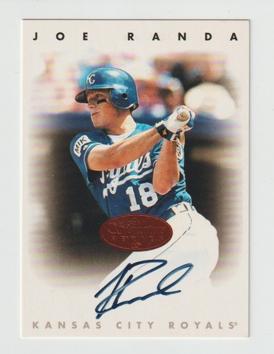 Joe Randa - 1996 Leaf Signature Series - Bronze - Autographed - Signed ...