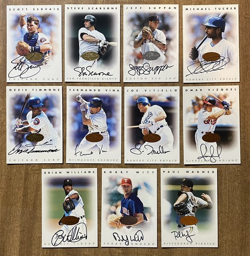 Joe Vitiello 1996 Leaf Signature Series Bronze Autograph - Royals | eBay