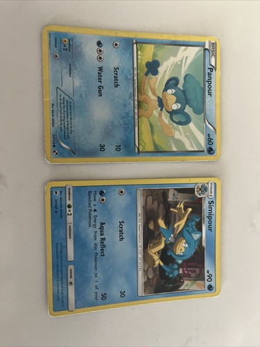 Panpour & Simipour Card Lot 33/114 37/147 EVOLUTION SET | eBay