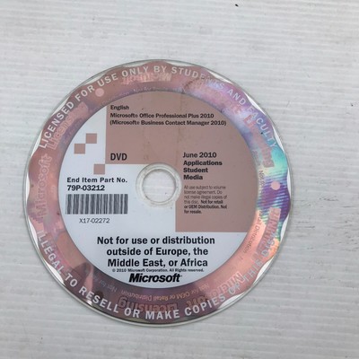 Microsoft Office Disc for sale | eBay