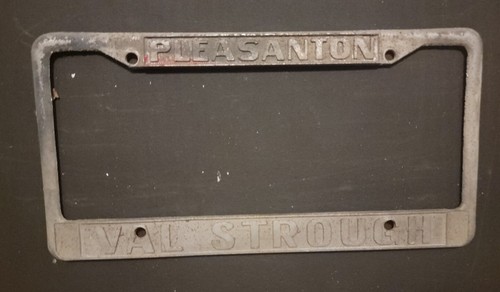 PLEASANTON VAL STROUGH VOLKSWAGEN License Plate Frame | eBay