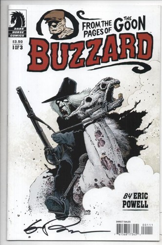 BUZZARD #1 NM Billy the Kid Signed by Eric Powell Goon fame 2010 ...