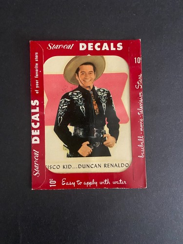 1952 STAR CAL DECALS UNOPENED PACK, CISCO KID | eBay