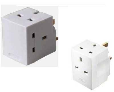 Double Plug Adaptor for sale | eBay UK