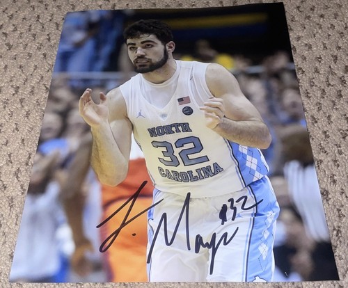 LUKE MAYE SIGNED 8X10 PHOTO UNC AUTOGRAPH BASKETBALL NORTH CAROLINA TAR ...