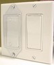 Light Switch Cover Guard Lock-Rocker Switch (Pack of 2 Clear)