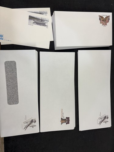 78 Forever Stamped PEEL SEAL Envelopes 3 Sizes + 2 Cards all mint | eBay