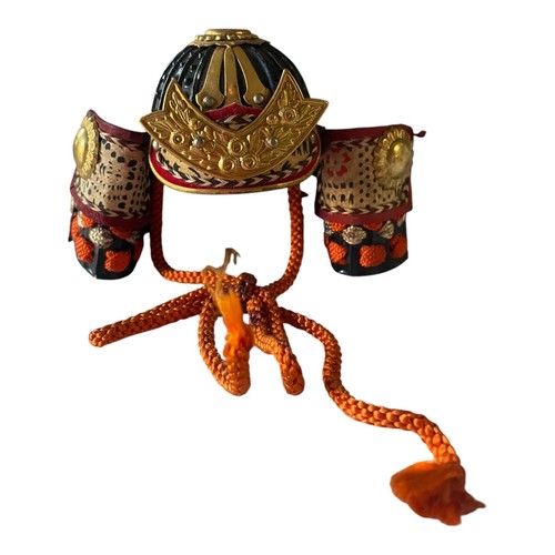 Miniature Japanese Samurai Kabuto Helmet Ornament — Hand‑Held ...