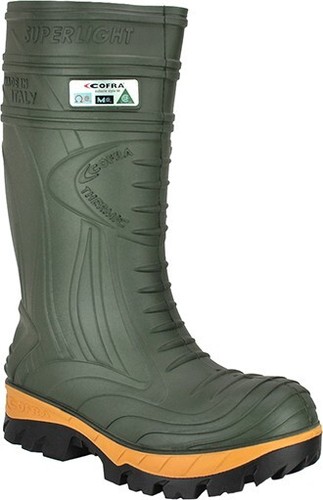 COFRA Polyurethane Work Boots. Heat/Cold Resistant Green, Size 13 Wide ...